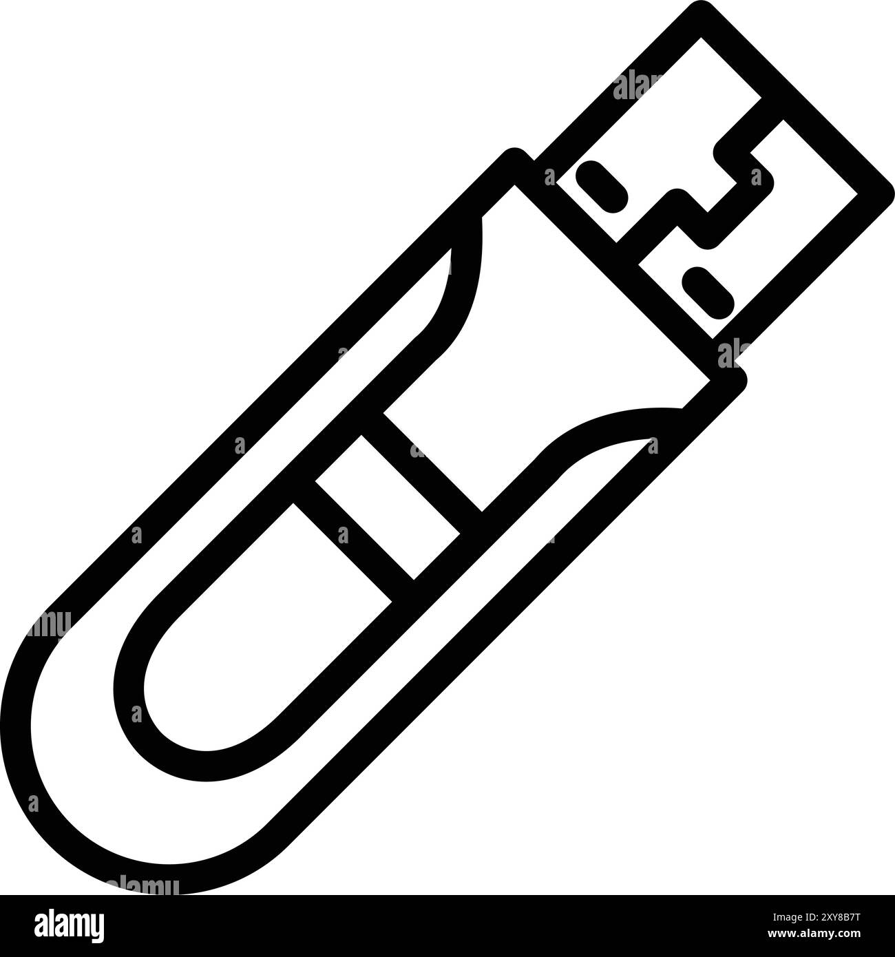 Usb Vector Icon Design Illustration Stock Vector Image & Art - Alamy