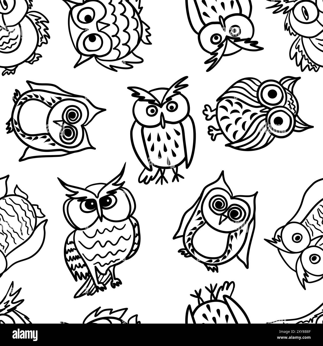 Collection different birds in Stock Vector Images - Alamy