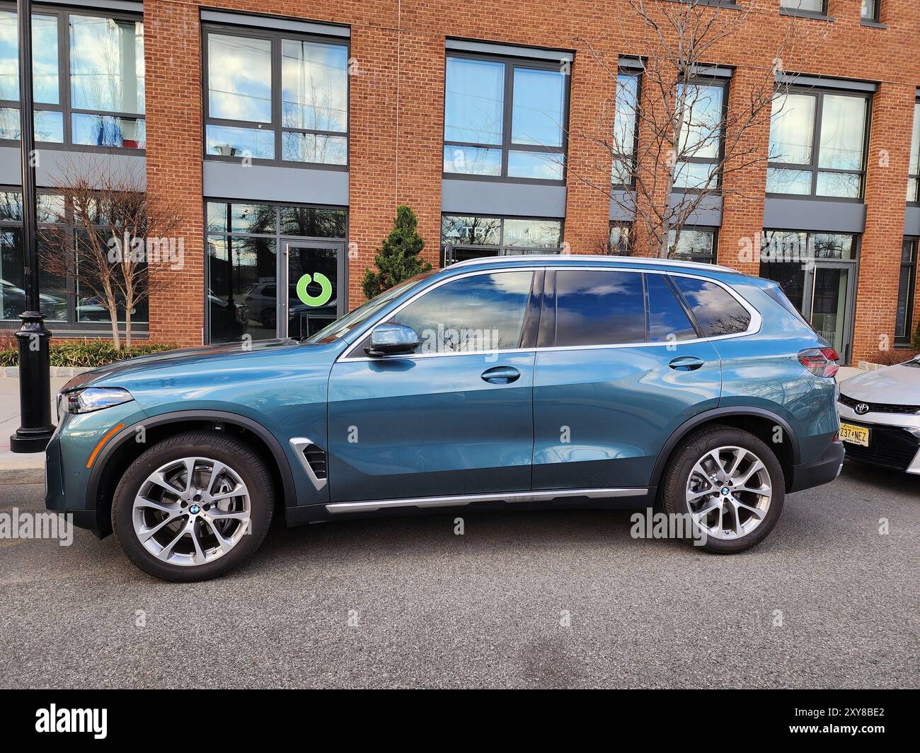 New York City, USA - March 18, 2024: BMW X5 luxury car parked outdoor ...