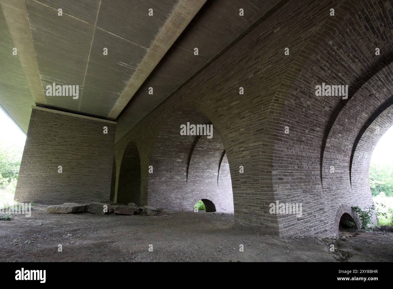 Motorway bridge (A2) Steinbergen Stock Photo - Alamy