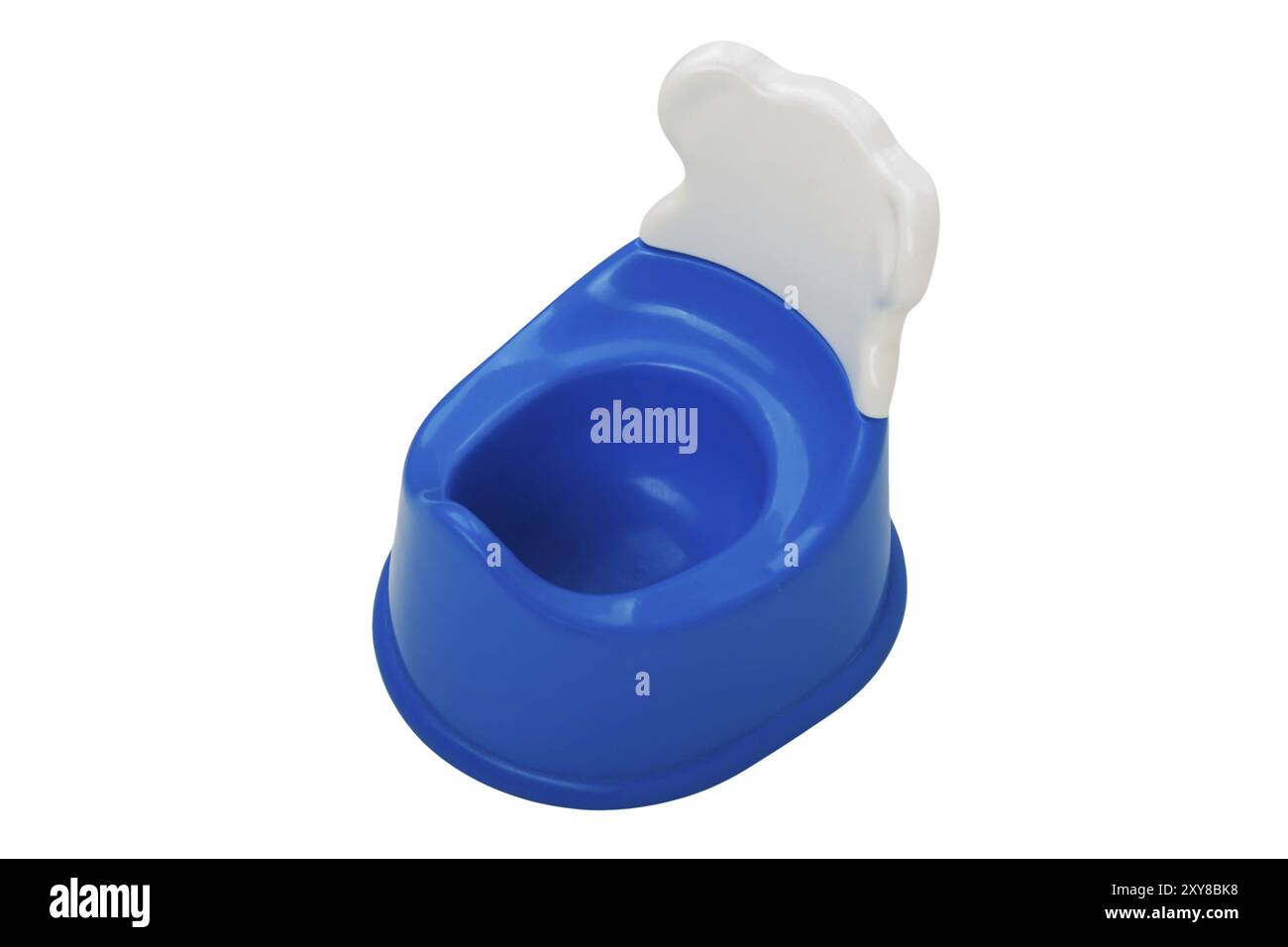 Little baby child blue urinating toilet potty pan Stock Photo - Alamy