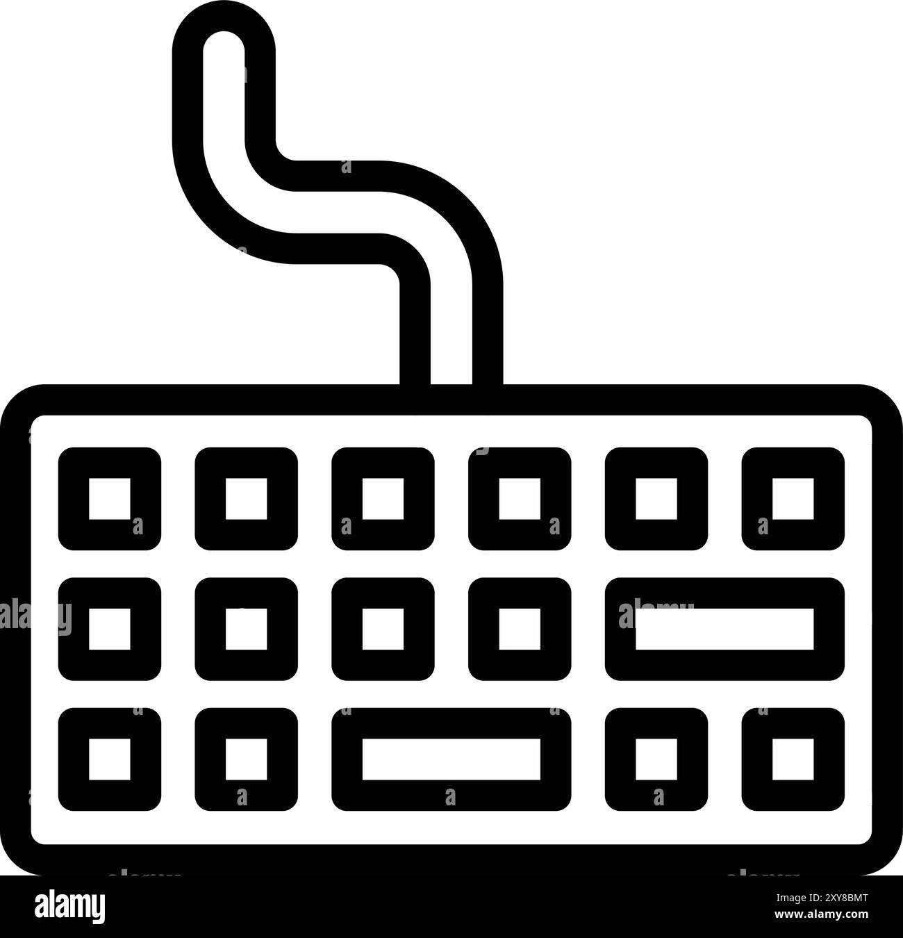 Stylish keyboard Cut Out Stock Images & Pictures - Alamy