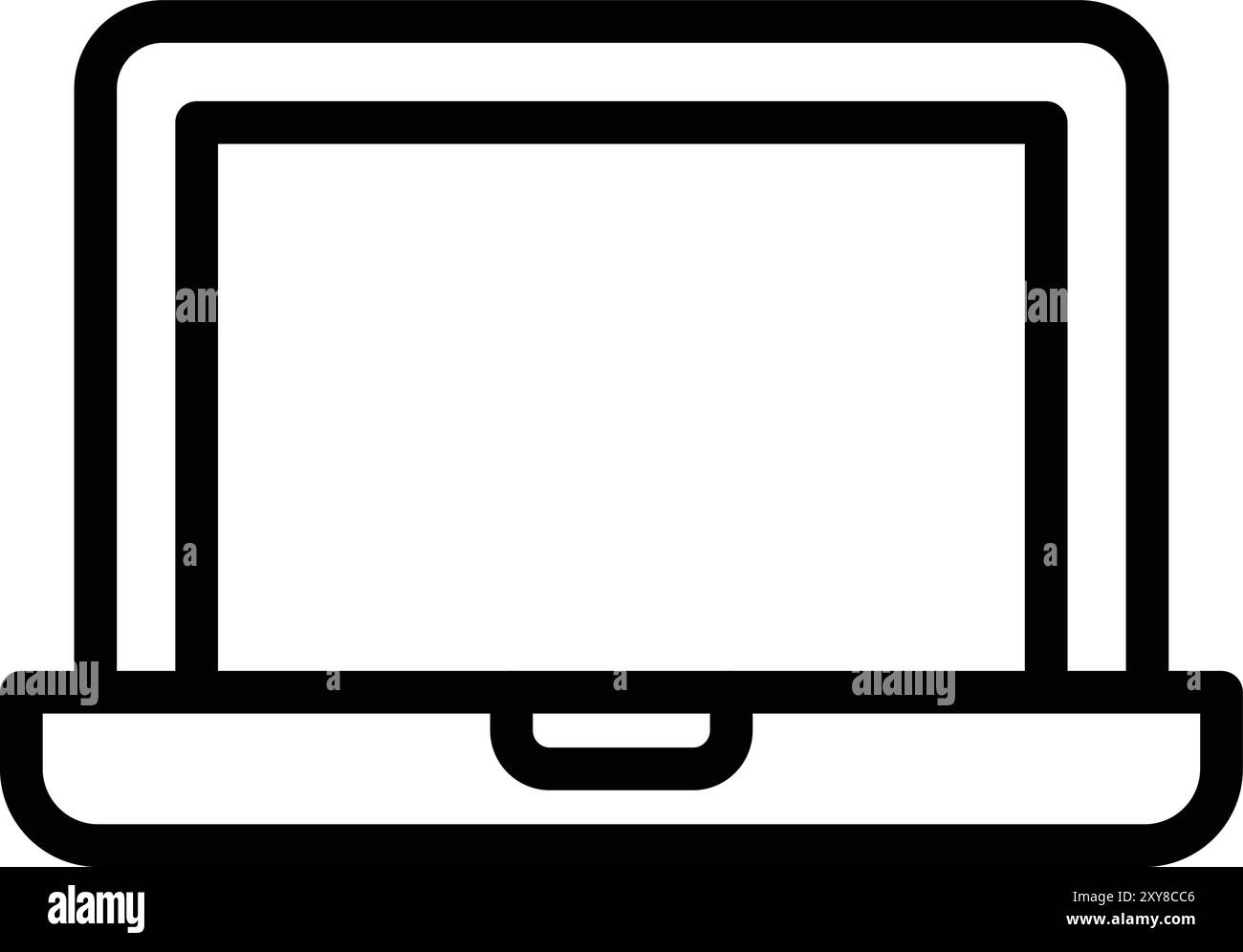 Laptop Vector Icon Design Illustration Stock Vector Image & Art - Alamy