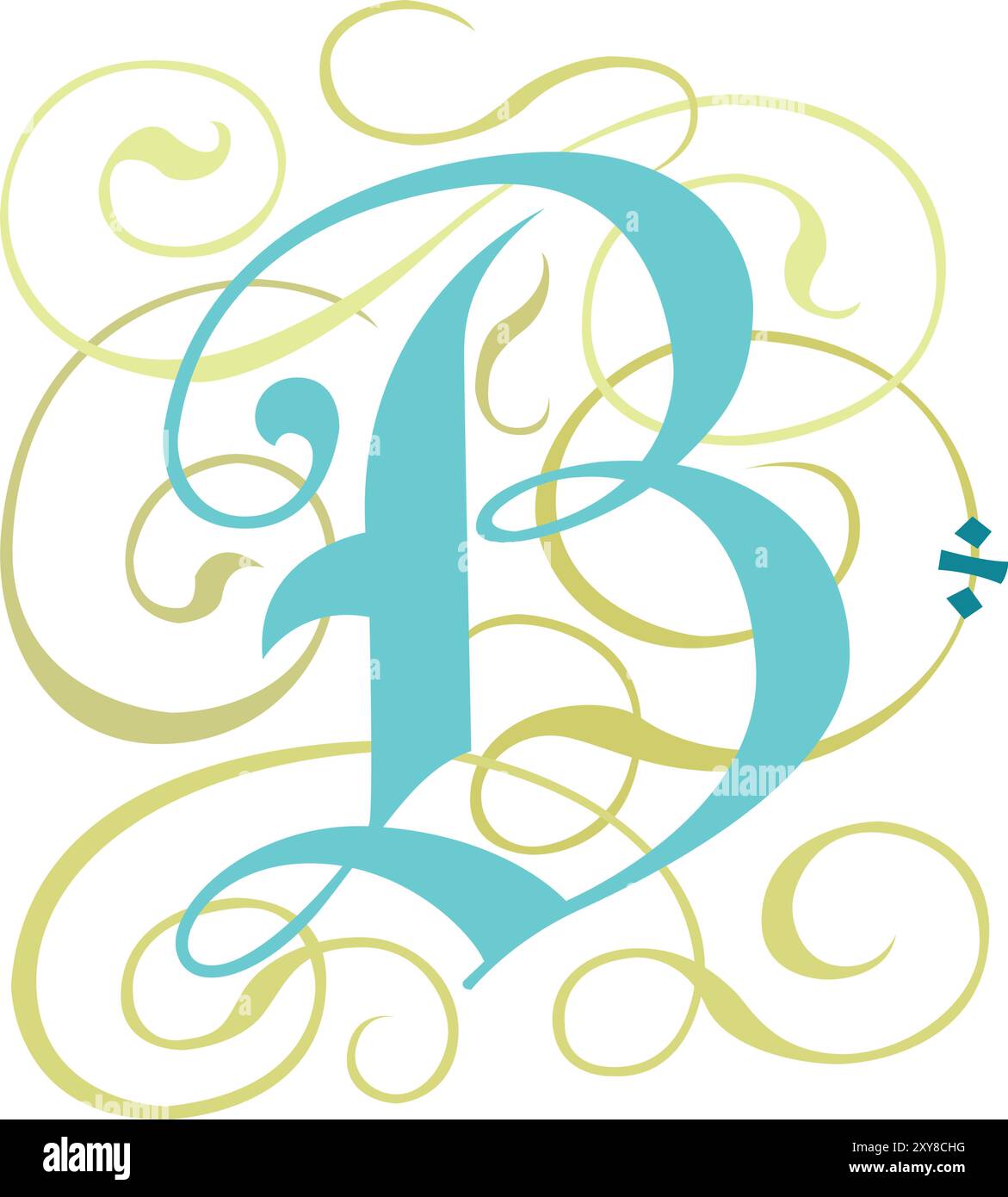 Gothic font letter b Cut Out Stock Images & Pictures - Alamy