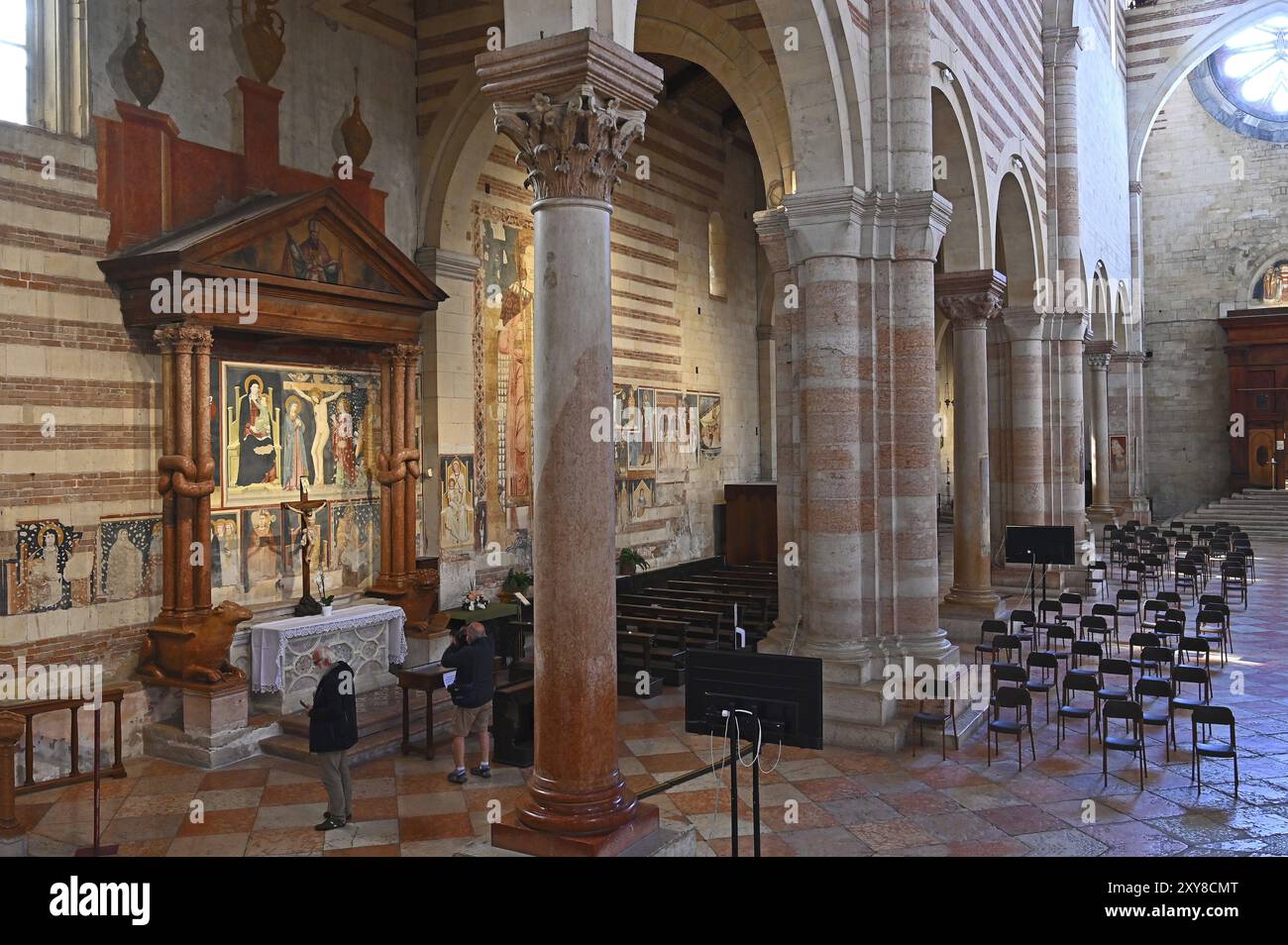 Interior san zeno maggiore hi-res stock photography and images - Alamy