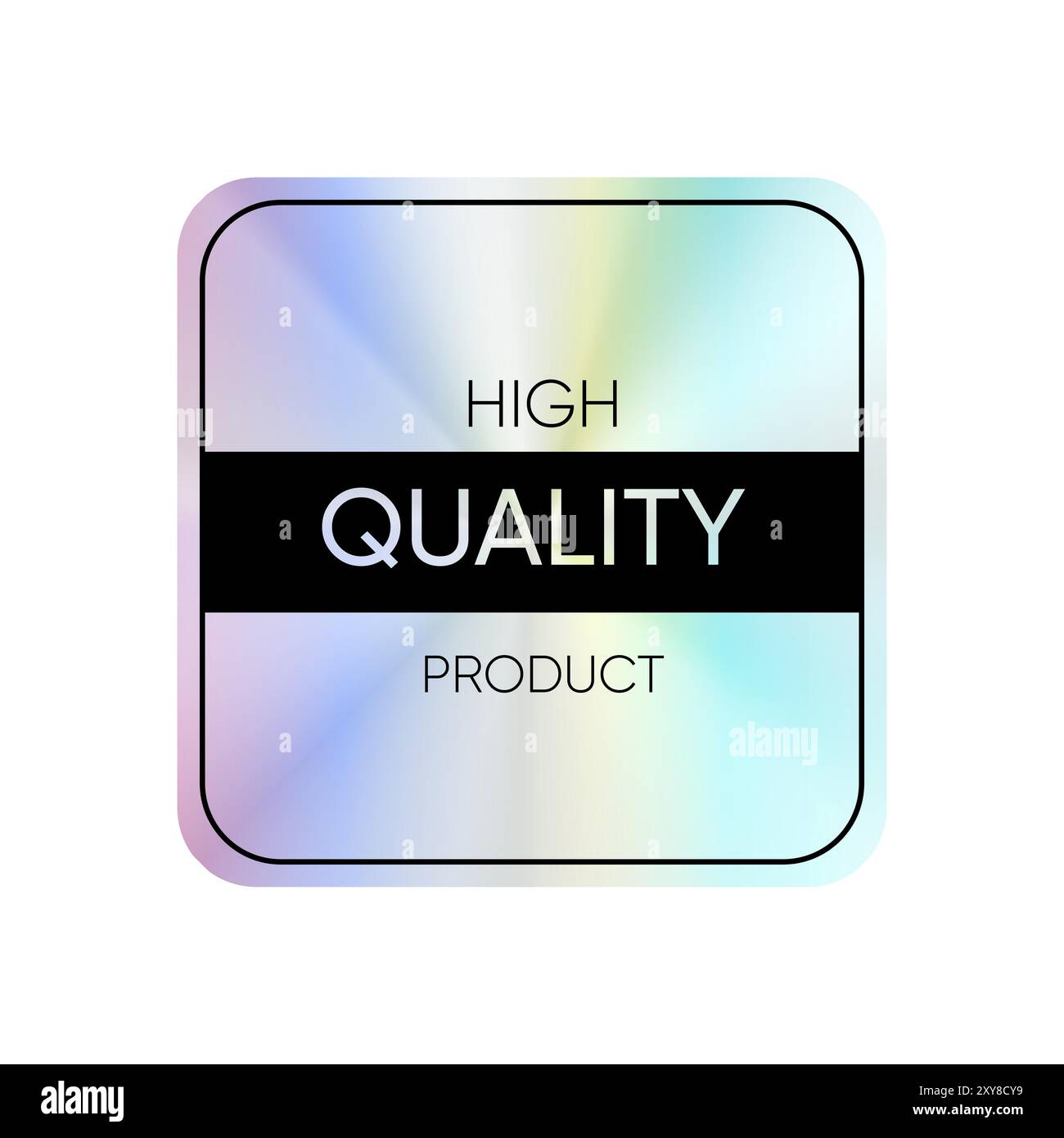 Color holographic square sticker, holographic effect label, best ...
