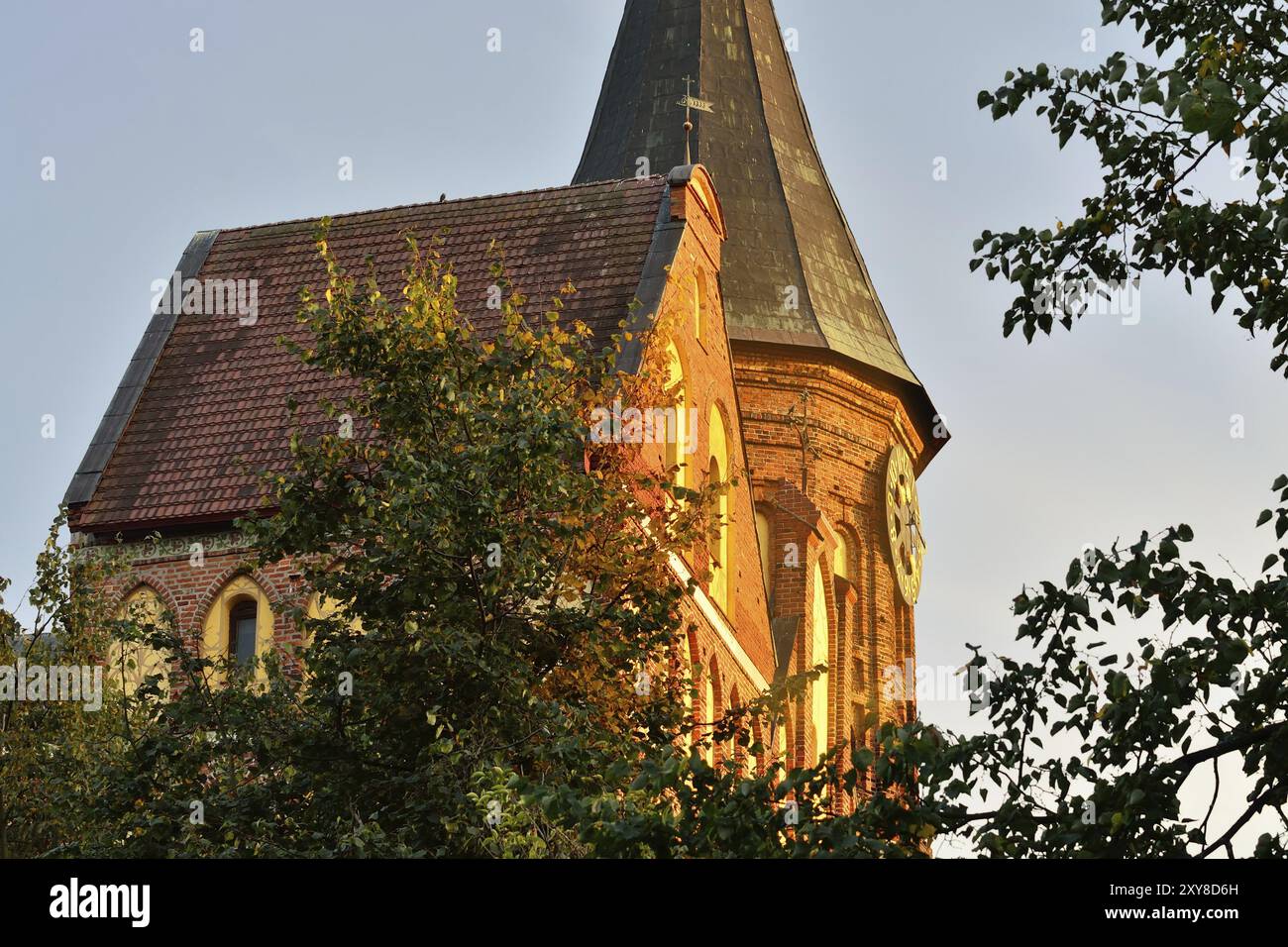 Koenigsberg Cathedral, Gothic temple of the 14th century. Symbol of ...