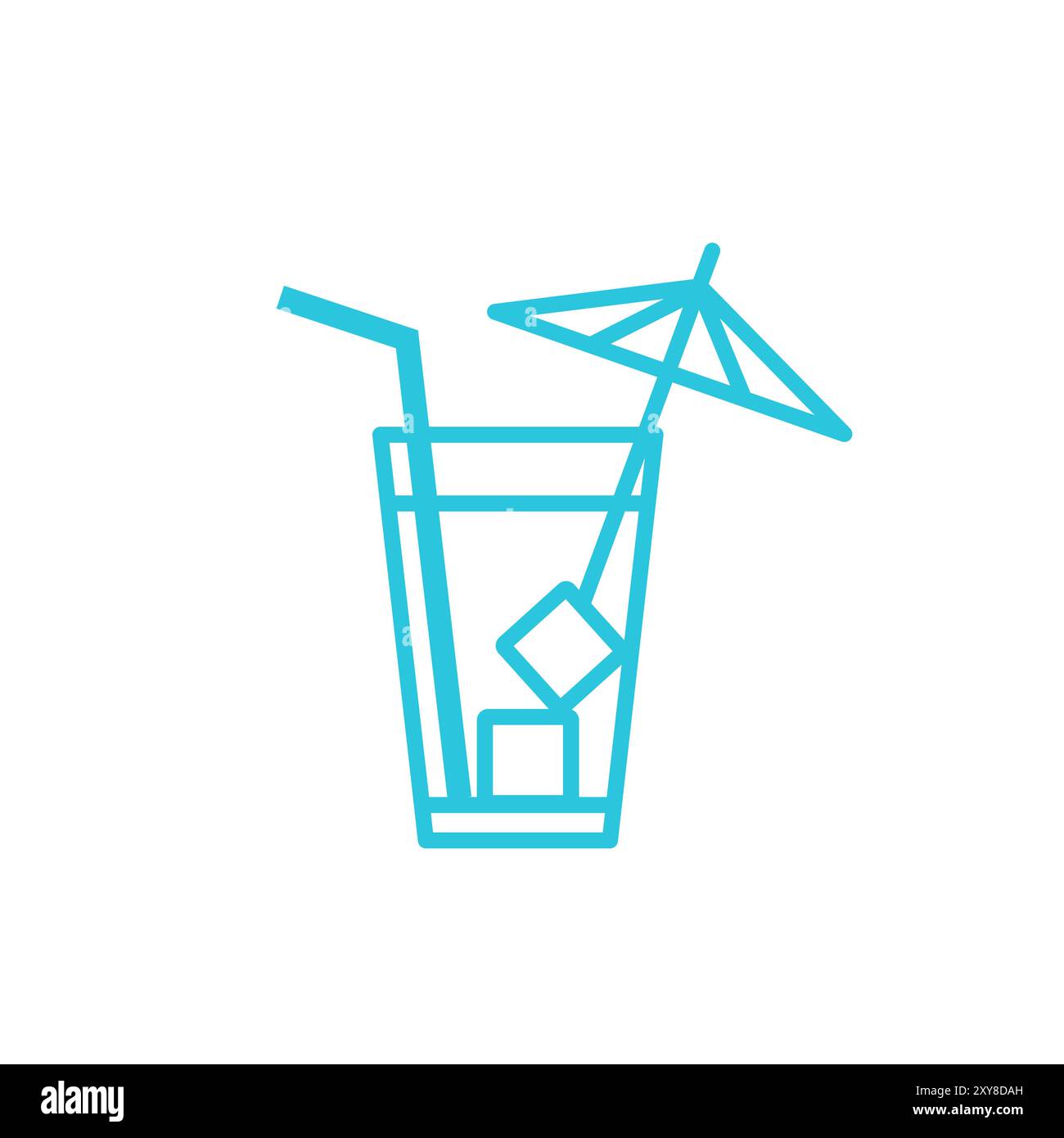 Mint smoothie drink icon Stock Vector Images - Alamy