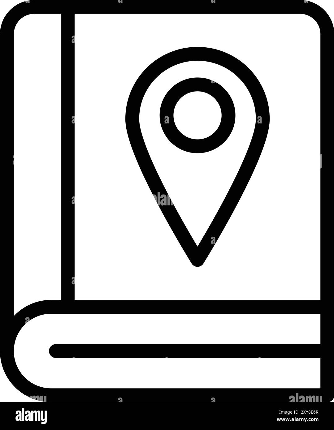 Book map Vector Icon Design Illustration Stock Vector Image & Art - Alamy