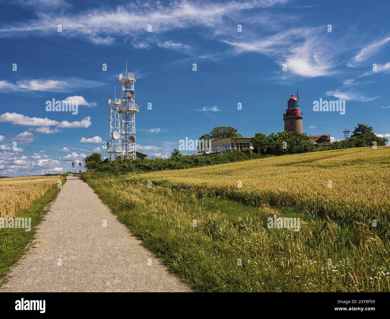The Bastorf lighthouse Stock Photo - Alamy