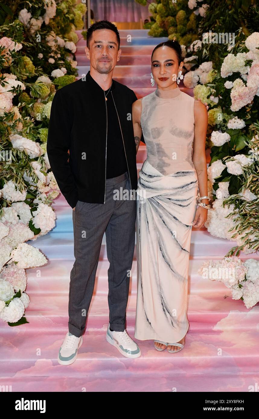 Killian Scott and Aurora Perrineau during the photocall at Old Sessions ...