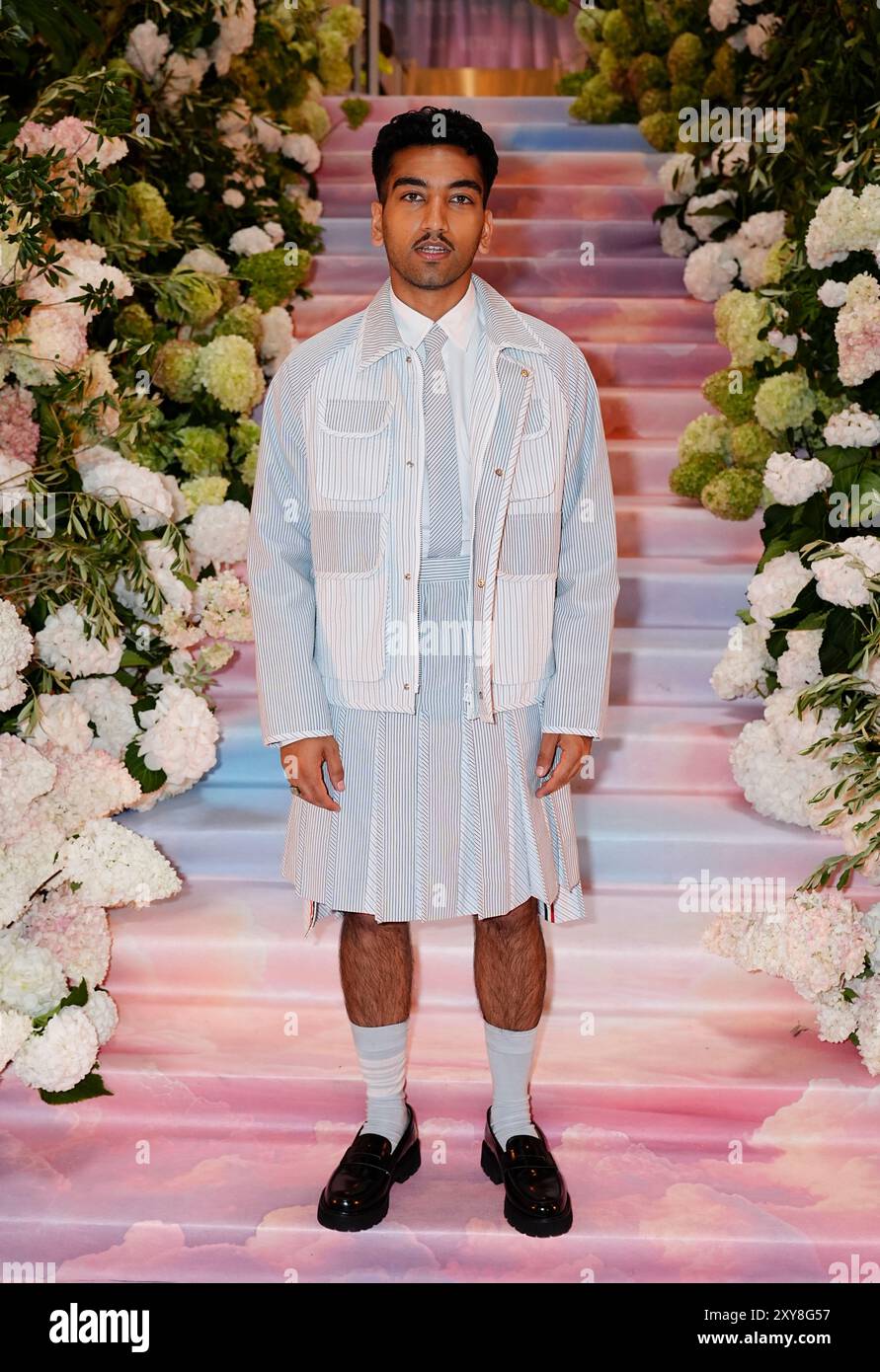 Nabhaan Rizwan during the photocall at Old Sessions House, London, with ...