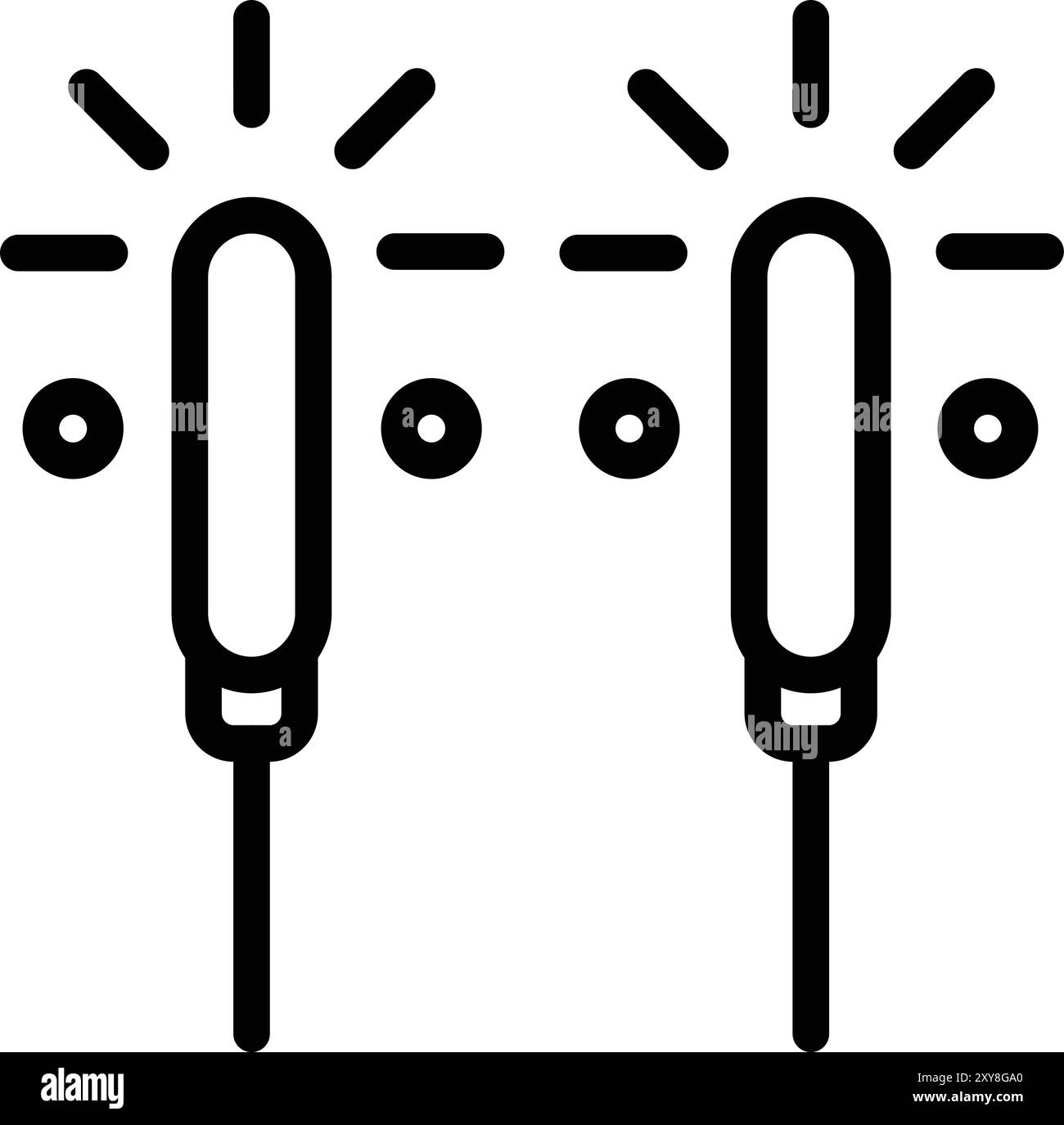 Sparkler vector vectors hi-res stock photography and images - Alamy