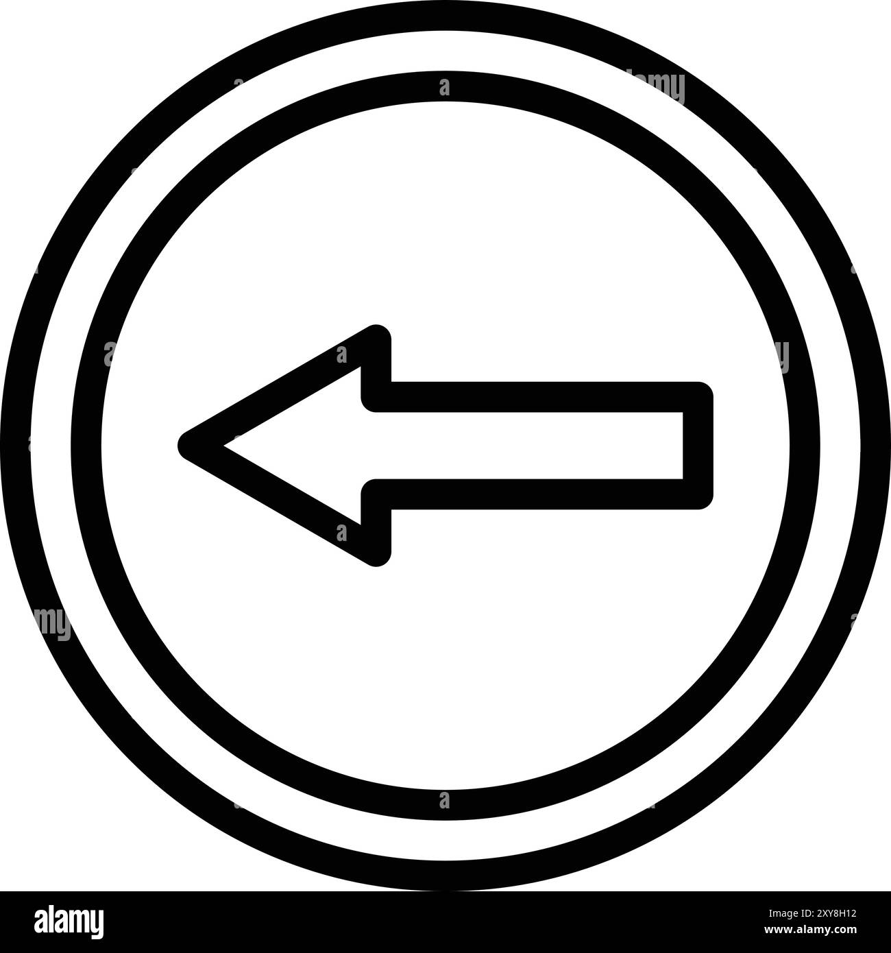 Left road sign clipart Cut Out Stock Images & Pictures - Alamy
