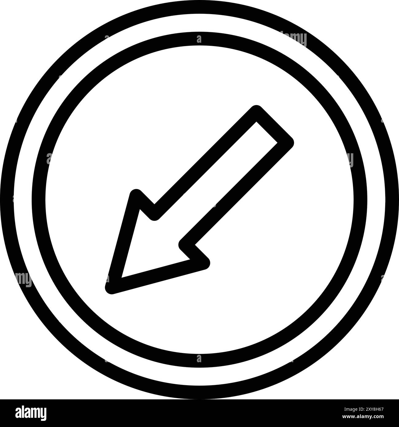 Left road sign clipart Cut Out Stock Images & Pictures - Alamy
