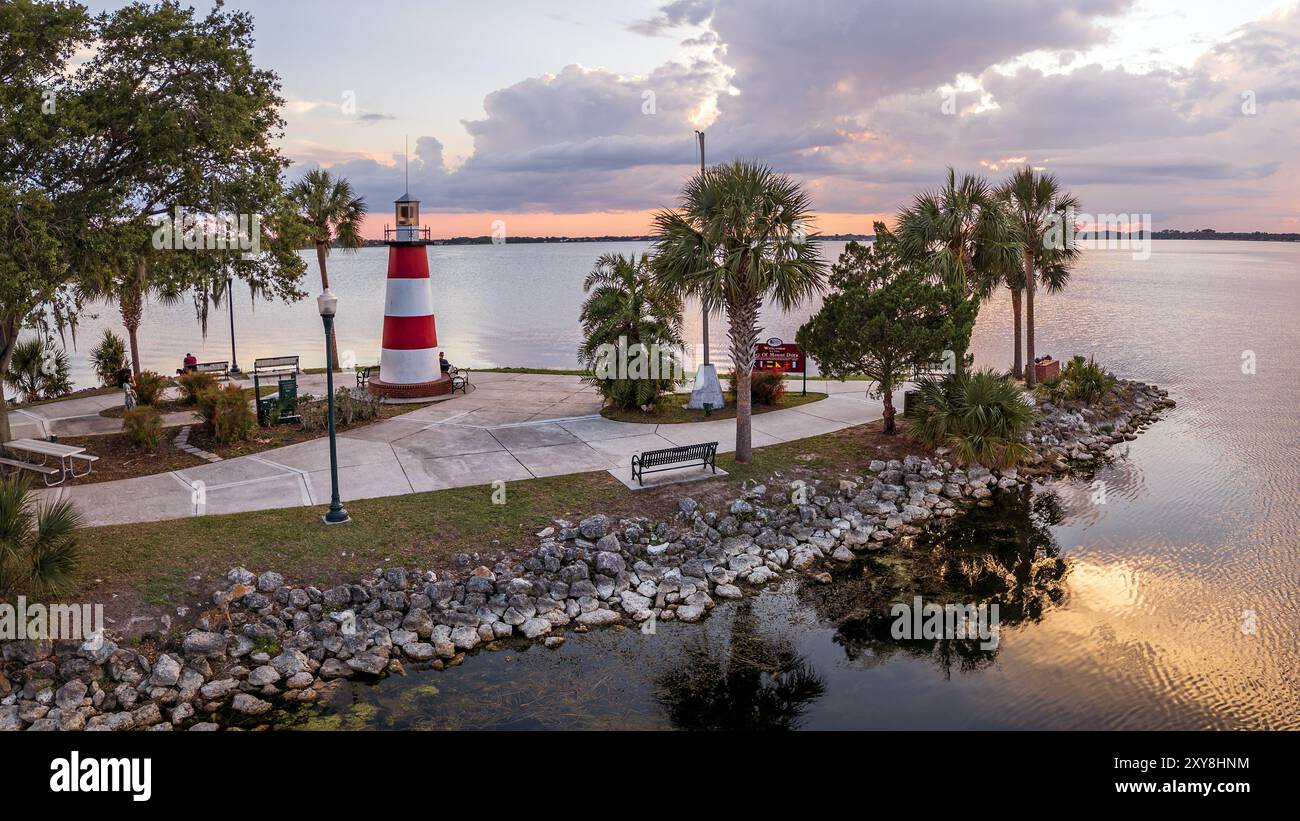 Photograph of Mount Dora Lighthouse, Mt. Dora, Florida, USA. North of ...
