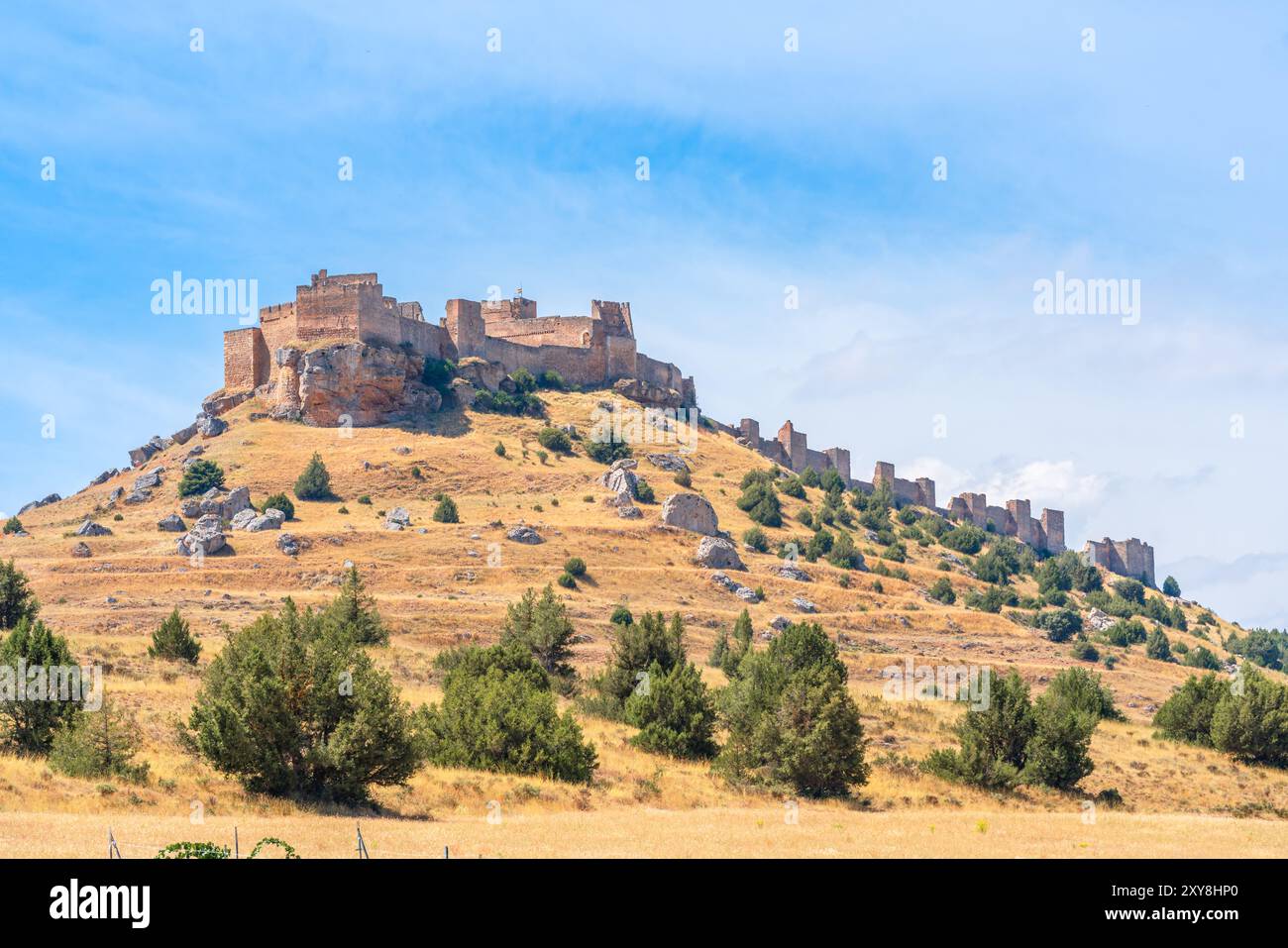 Castle of Gormaz, built in 10th century to defend the Cordoba Caliphate ...