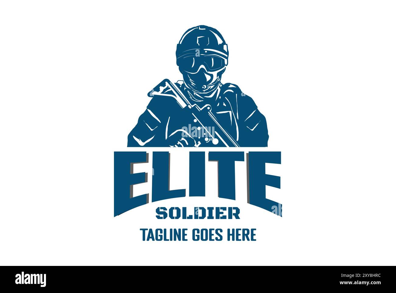 Vintage Elite Army Force Navy Soldier with Sub Machine Gun for Military ...