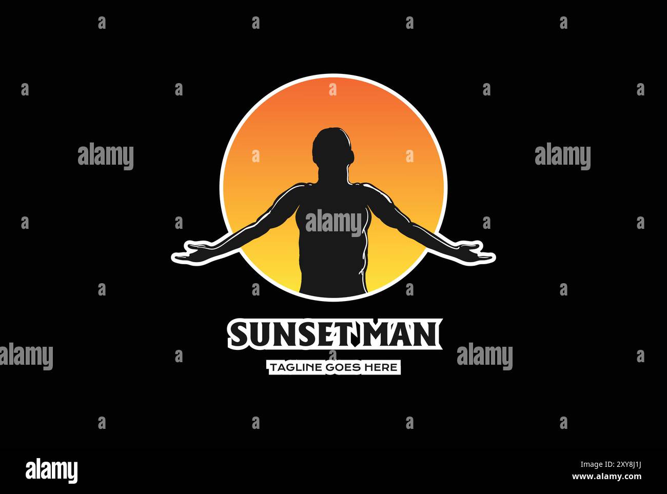 Sunrise runner Stock Vector Images - Alamy