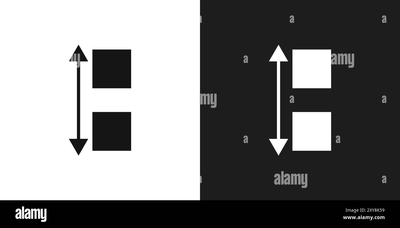 Apps sort icon logo sign vector outline in black and white color Stock Vector Image & Art - Alamy