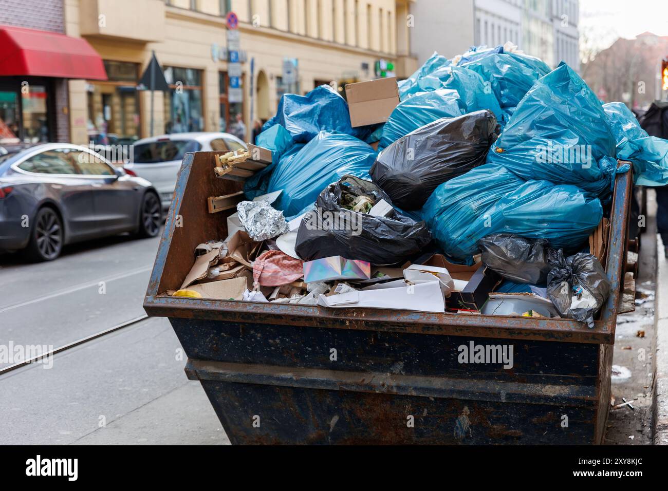 Big garbage sorting container near hi-res stock photography and images ...