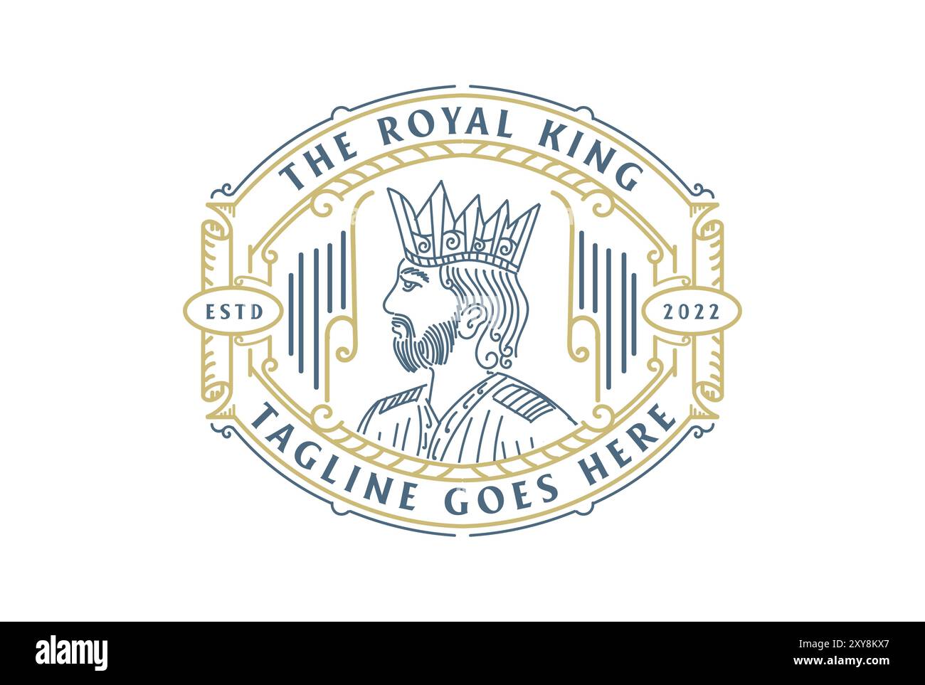 Western king Stock Vector Images - Alamy