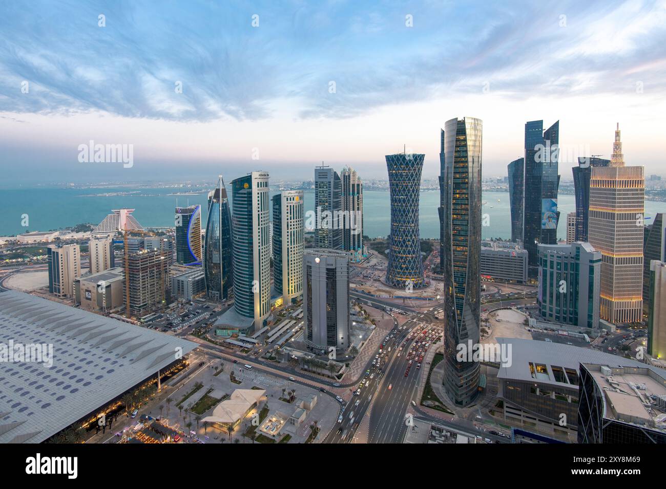 Doha Corniche in West Bay The Doha Corniche is a popular location with ...