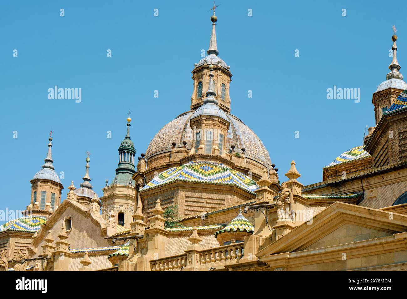 a view of the dome and roof of the Cathedral-Basilica of Our Lady of ...