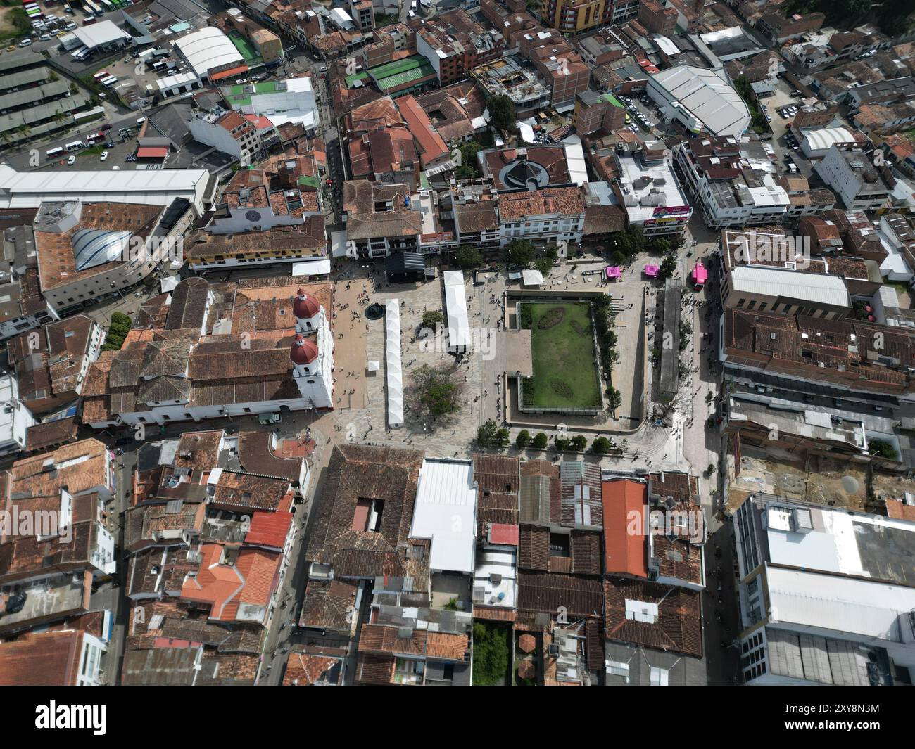 Panorámica aérea del municipio de Rionegro, Antioquia, Colombia Stock ...