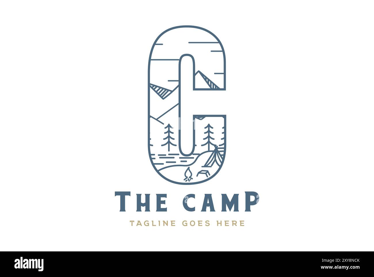 Campfire in forest lake Cut Out Stock Images & Pictures - Alamy