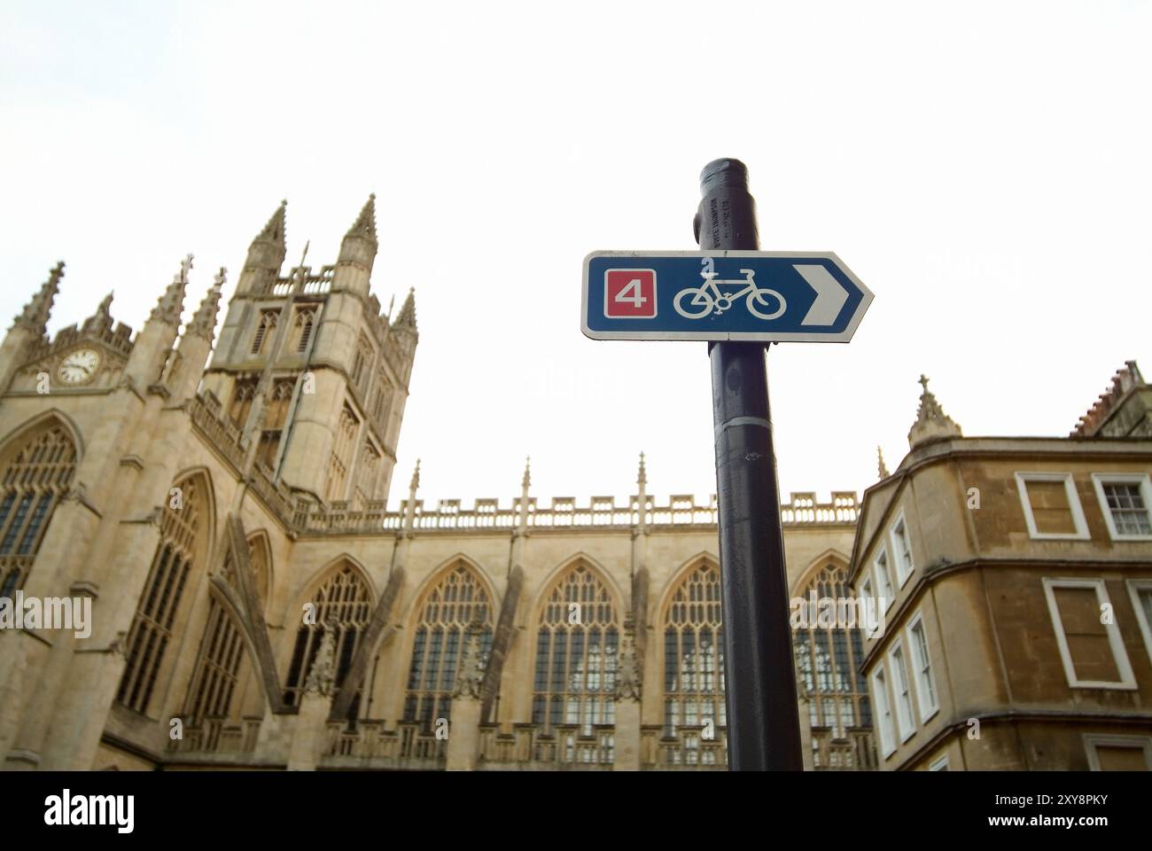 Bath Abbey (last gothic Church in England, started en 1499). City of ...