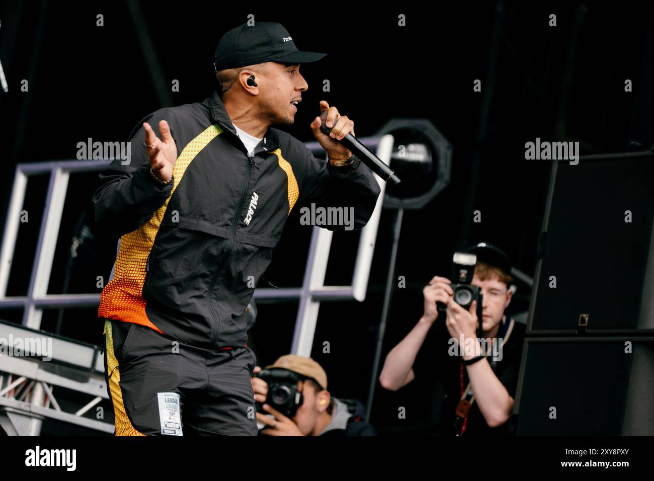 23rd August 2024, Leeds, UK: Bru-C performs on the main stage at Leeds ...