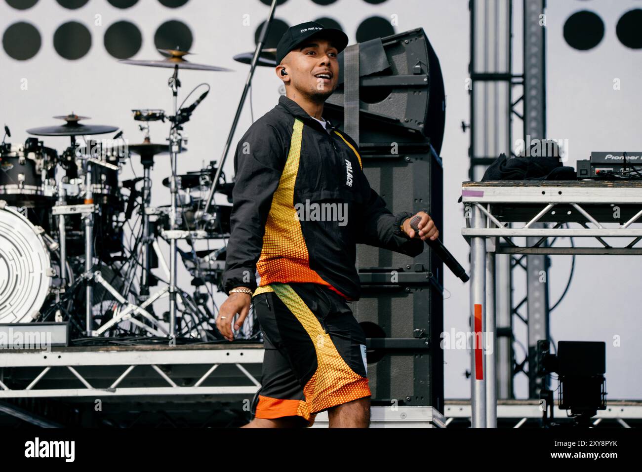 23rd August 2024, Leeds, UK: Bru-C performs on the main stage at Leeds ...