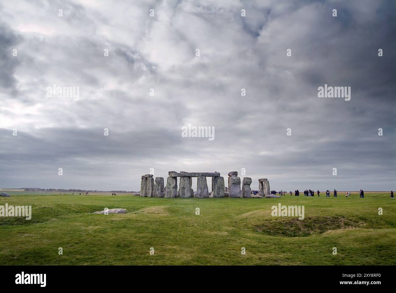 Stonehenge. Neolithic and Bronze Age monument (first construction c ...