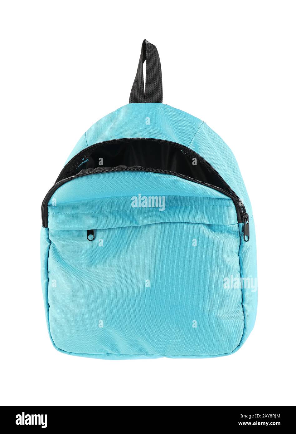 Empty school blue backpack hi-res stock photography and images - Alamy