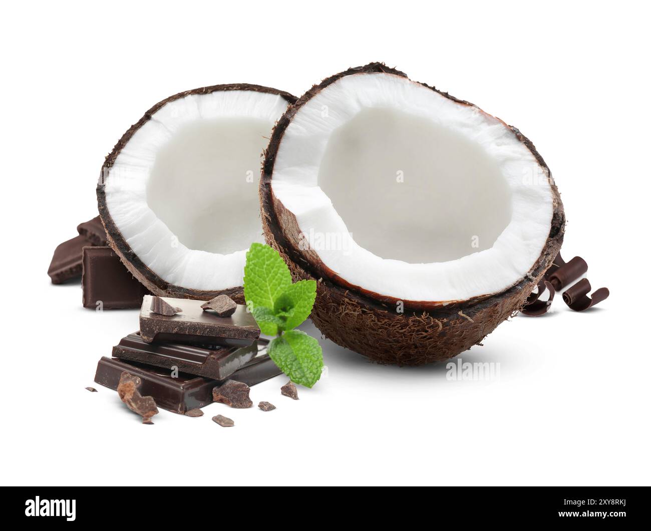 Dark coconut Cut Out Stock Images & Pictures - Alamy