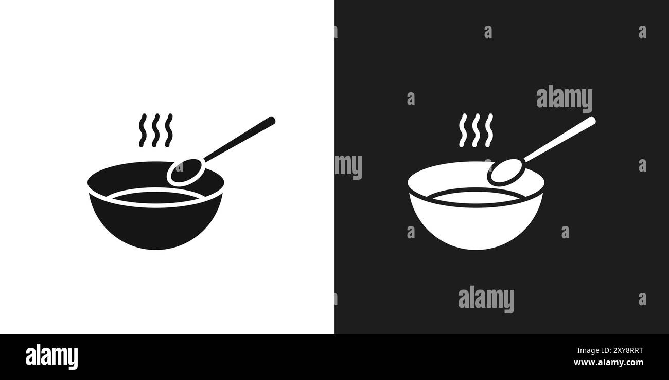 Soup plate icon in hi-res stock photography and images - Alamy