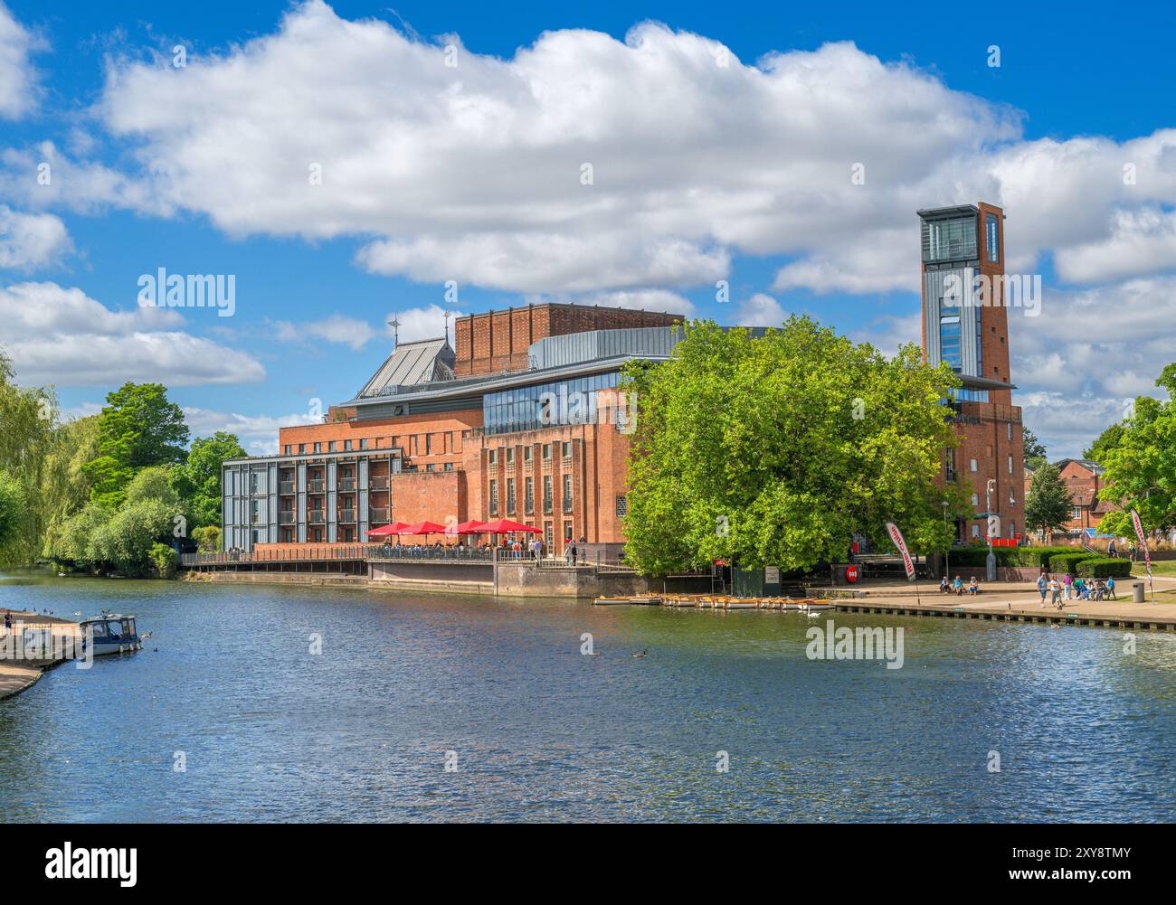 The Royal Shakespeare Theatre, Stratford-upon-Avon, England, UK Stock ...