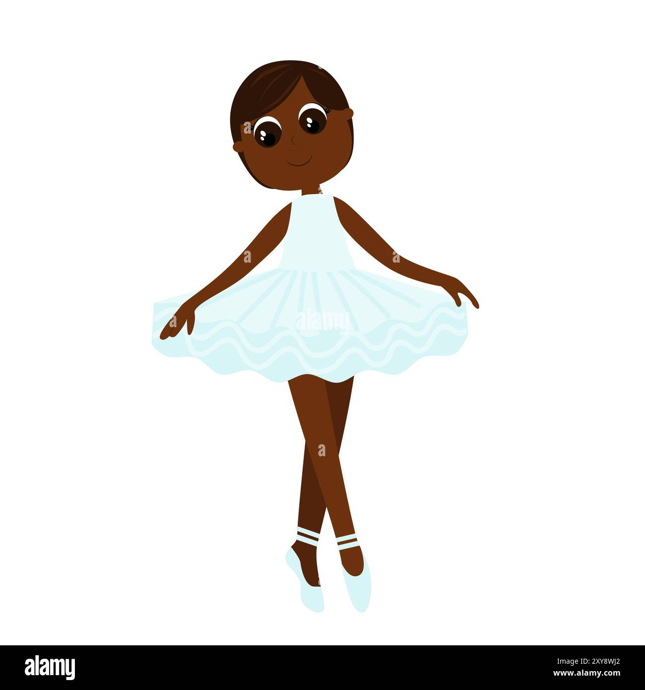 A ballerina girl in a ballet tutu dances lightly and gracefully with ...