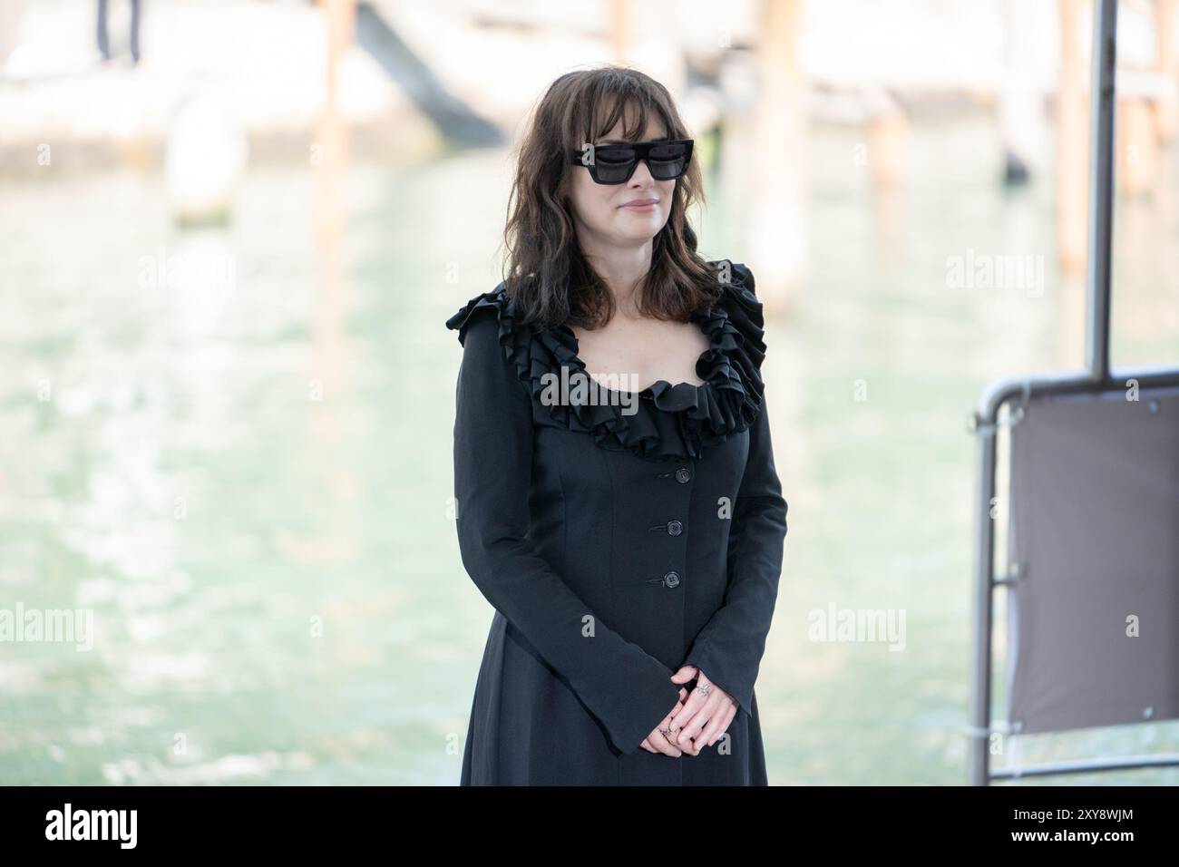 Venice, Italy. 28th Aug, 2024. Winona Ryder arrives at the Palazzo del ...