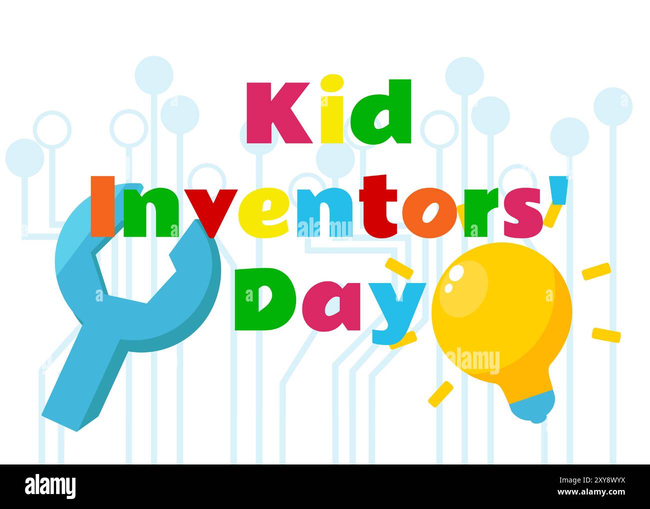 Childhood invention Stock Vector Images - Alamy