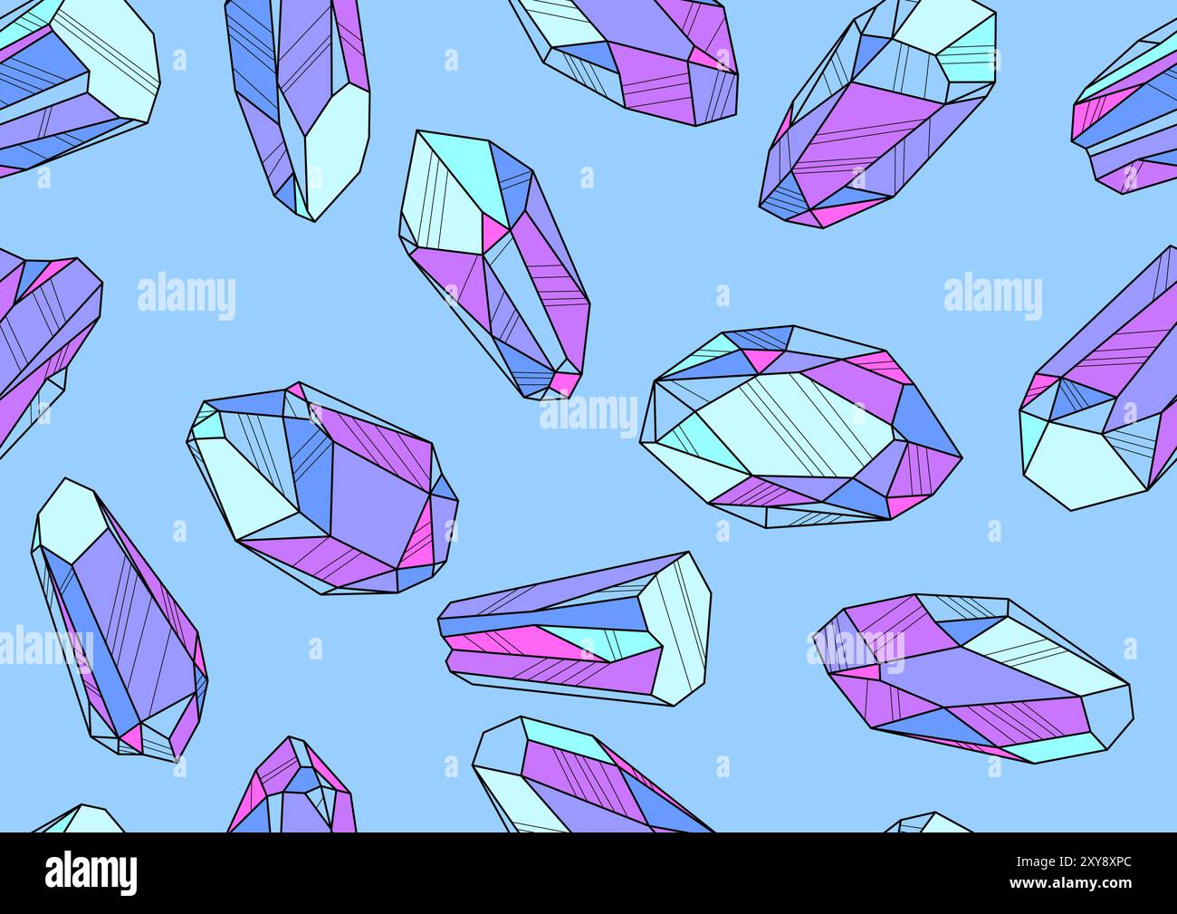 Amethyst semiprecious stone texture Stock Vector Images - Alamy