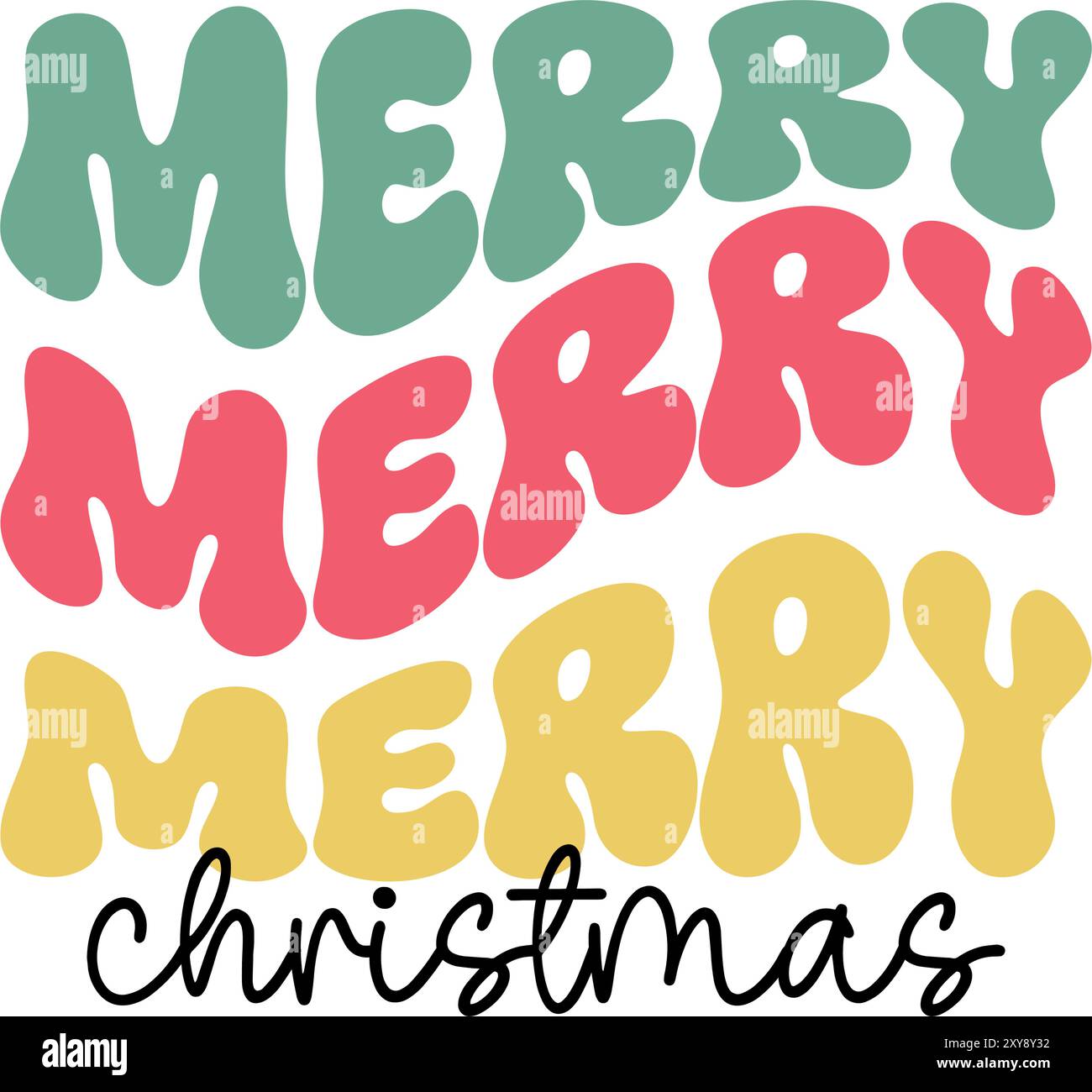 Holly jolly christmas holidays Stock Vector Images - Alamy