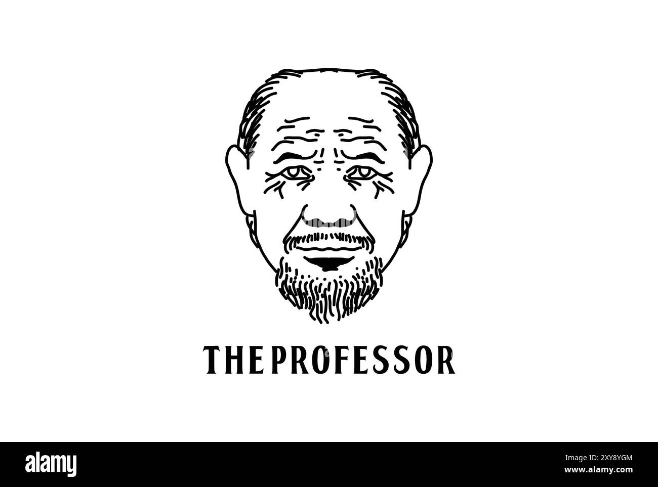 Professor profile Black and White Stock Photos & Images - Alamy