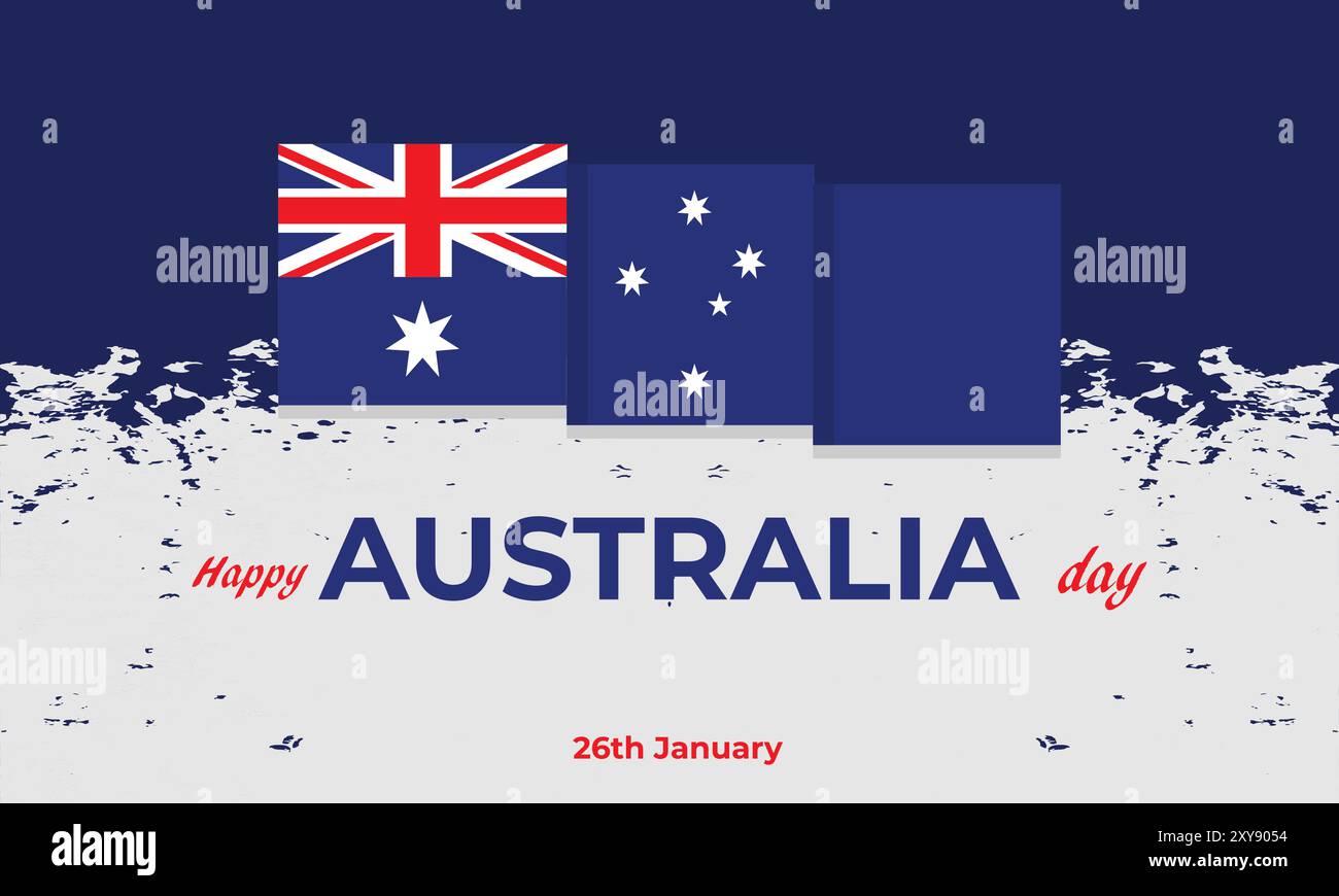 Happy australian day Stock Vector Images - Alamy