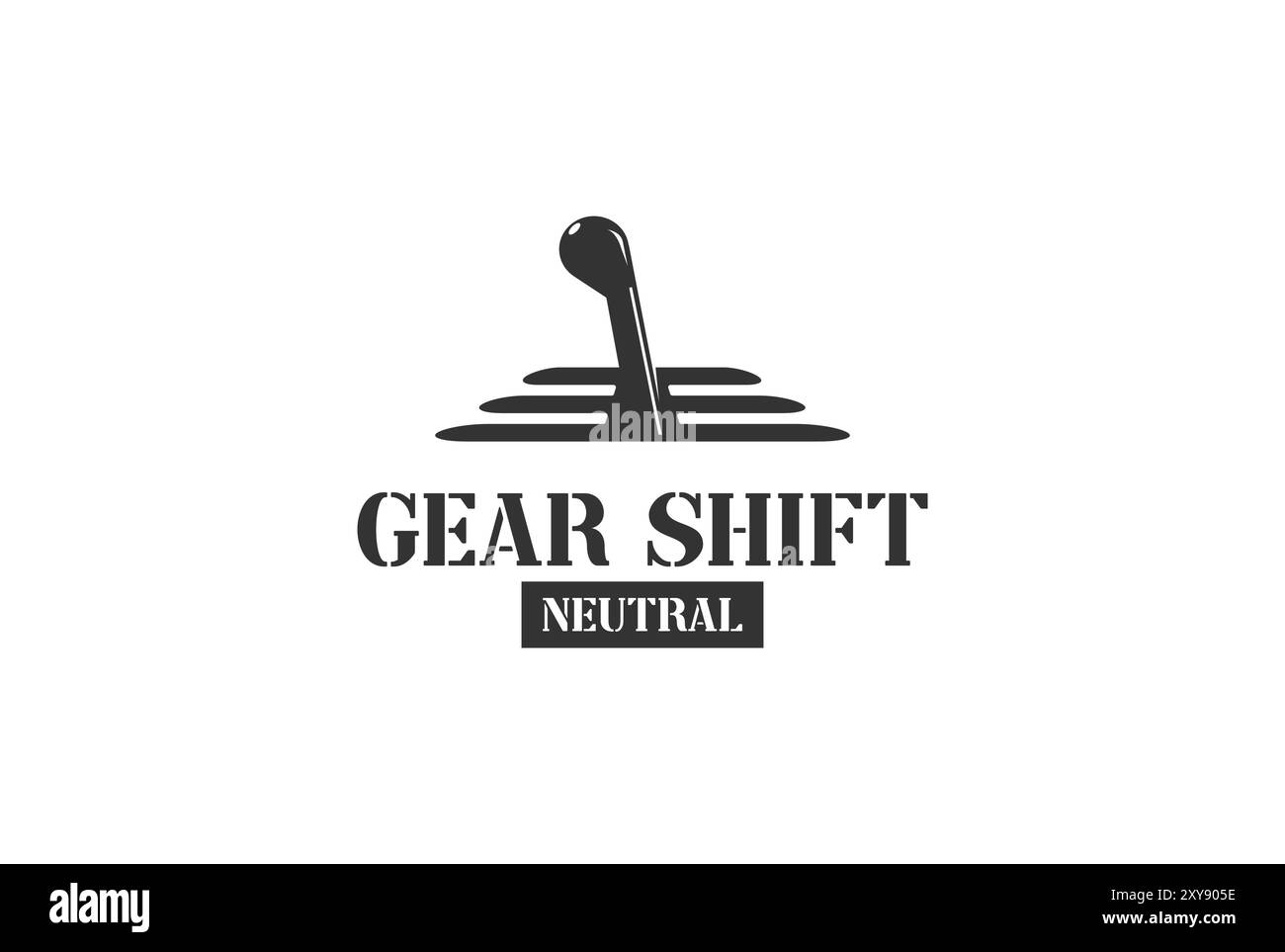 Vintage Retro Gear Shift Car for Race Service Garage Workshop Logo ...