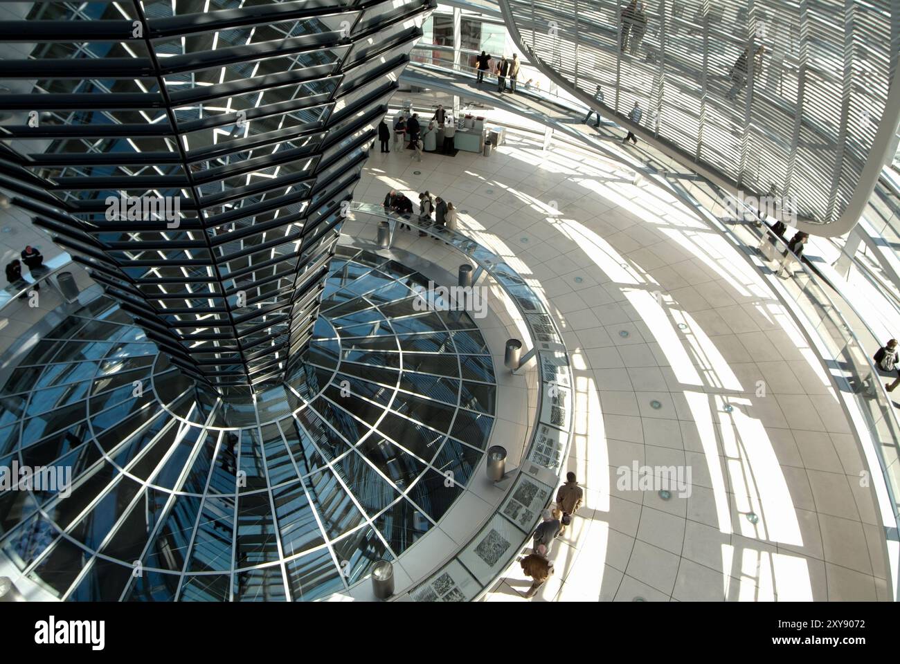 Glass Dome of The Reichstag (seat of Bundestag or German Parliament ...