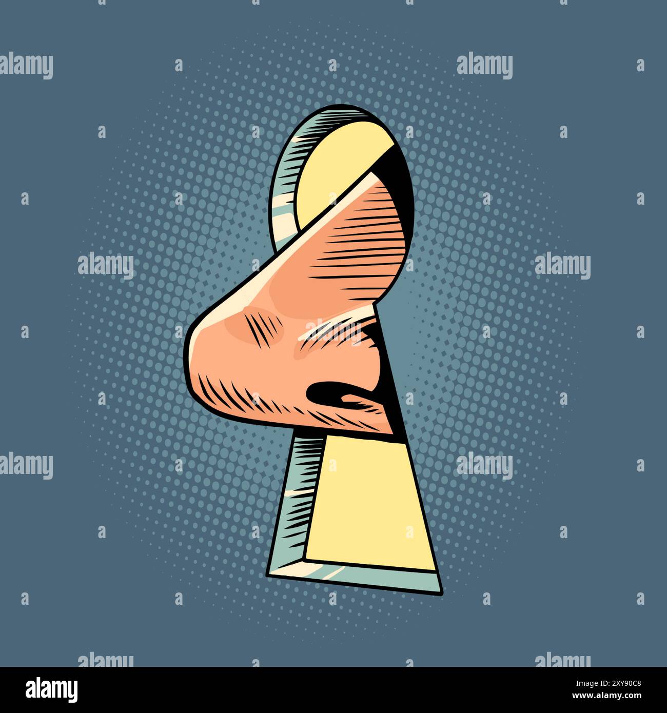 Nose human Stock Vector Images - Alamy