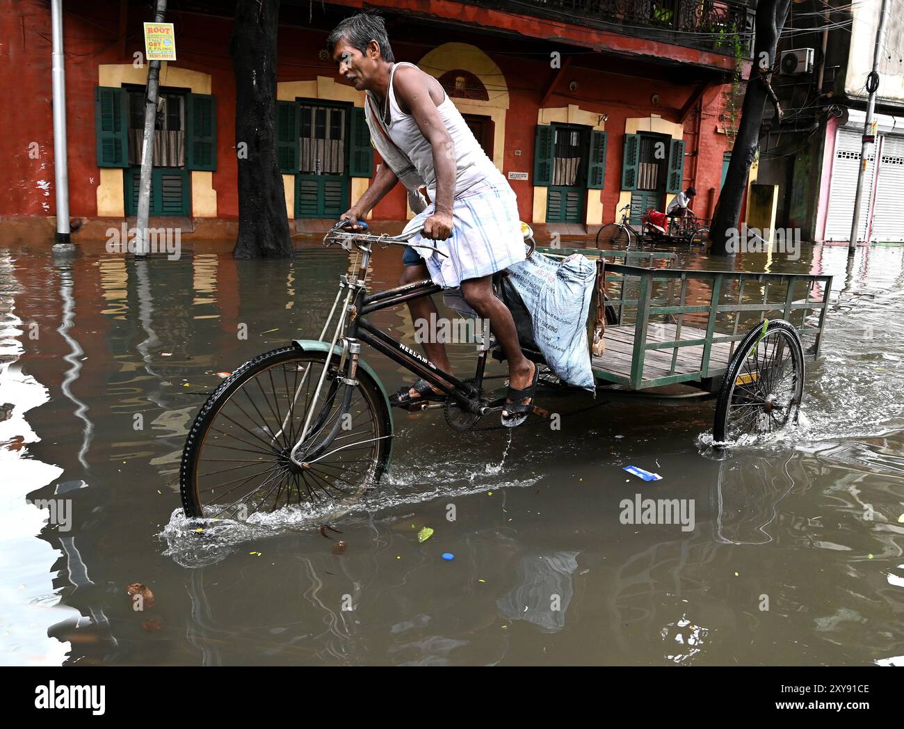 Heavy overnight rain during last three consecutive days owing to a well ...