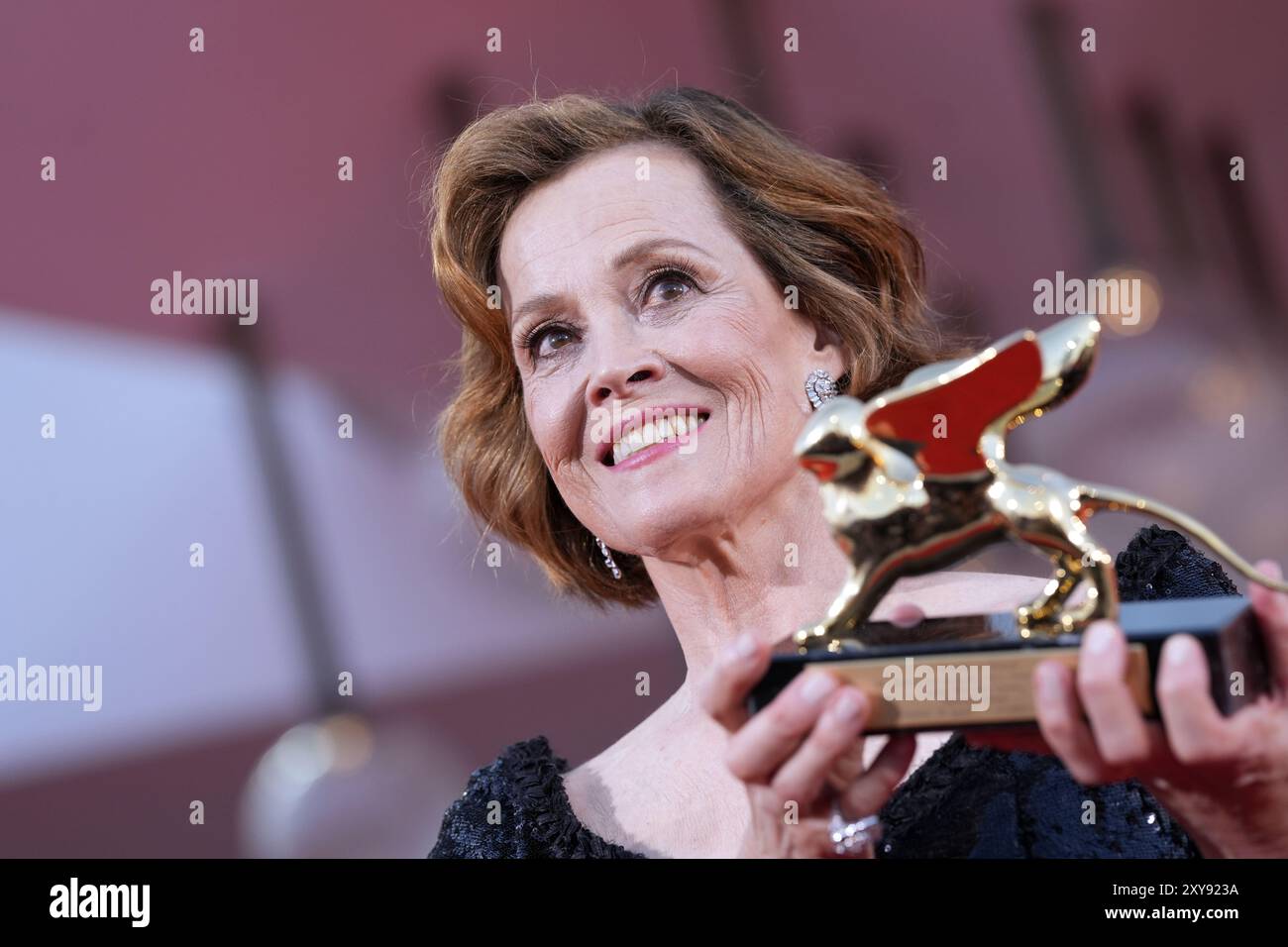 Sigourney Weaver receives the golden lion award at the 81st Venice ...